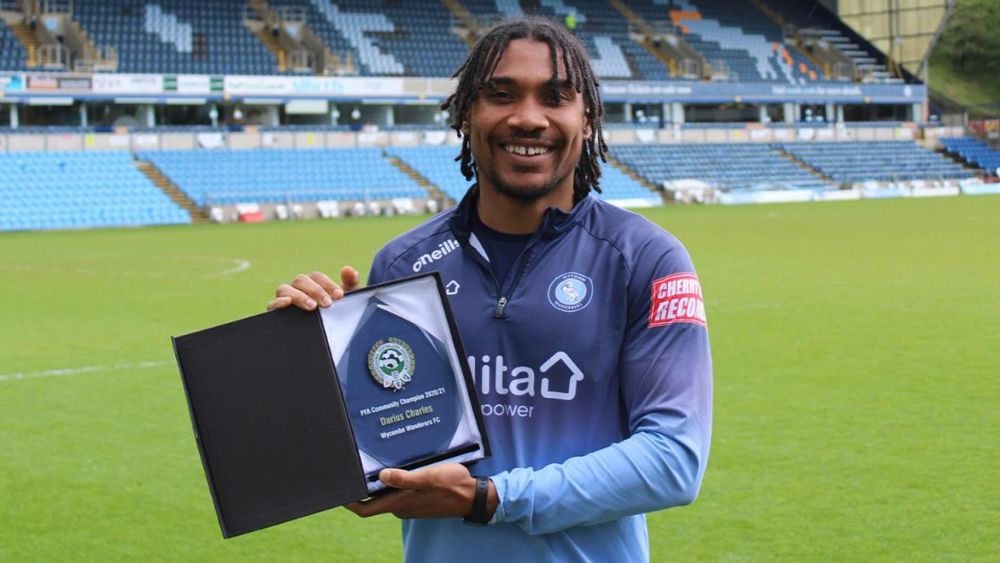 Darius named PFA Community Champion - Wycombe Wanderers