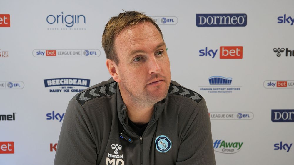 Mike looks ahead to Saturday's game against Mansfield - Wycombe Wanderers