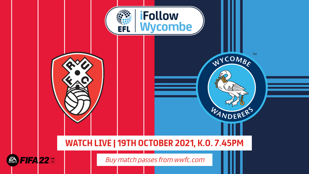 Watch Rotherham clash live on iFollow - Wycombe Wanderers