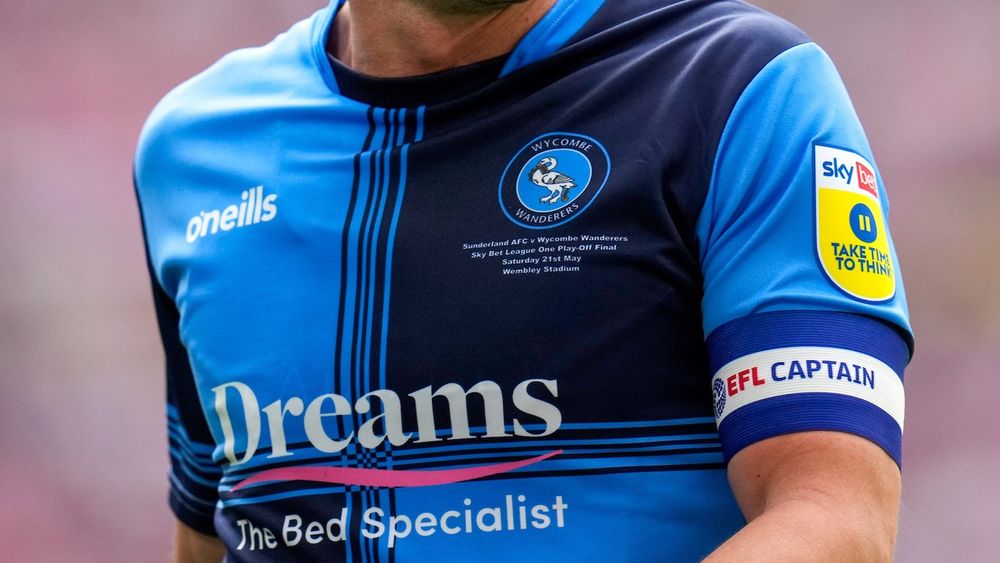 Order your souvenir Wembley play-off final shirt - Wycombe Wanderers