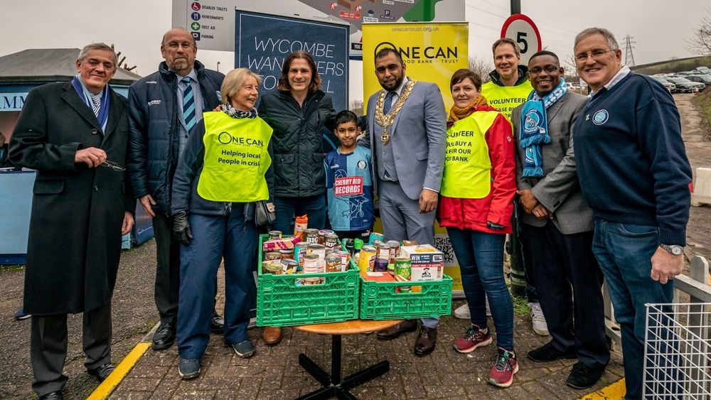One Can Trust food collection makes great start - Wycombe Wanderers