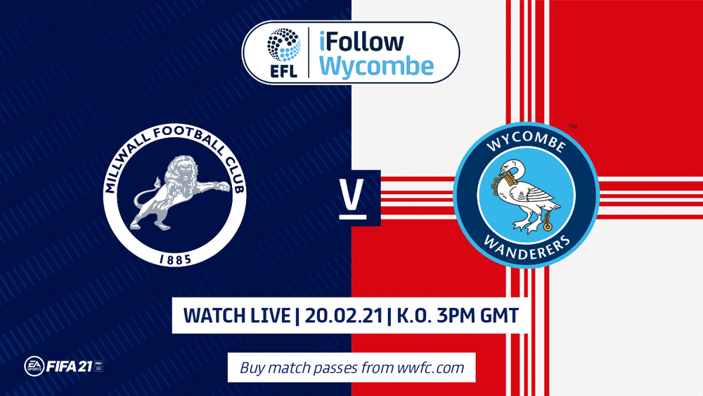 Watch Millwall match live on iFollow - Wycombe Wanderers