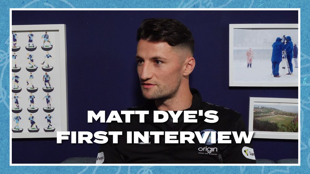 Meet Matt Dye - Wycombe Wanderers
