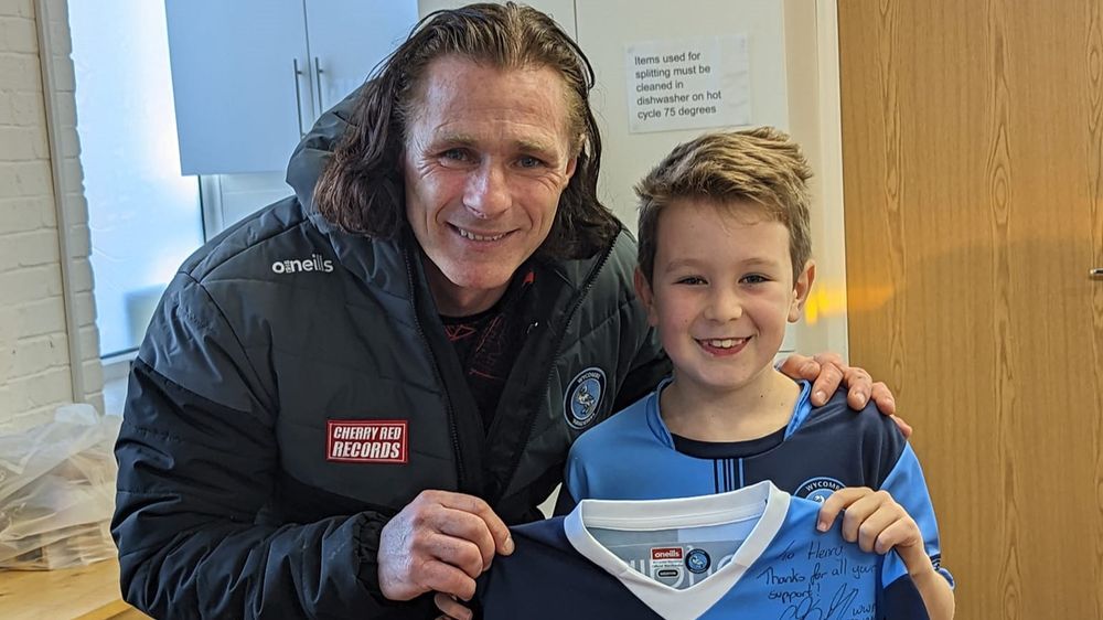 Gareth's visit to One Can Trust - Wycombe Wanderers