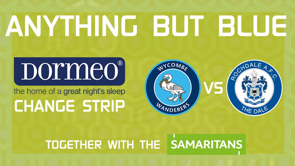 Chairboys to wear yellow for Rochdale fixture - Wycombe Wanderers