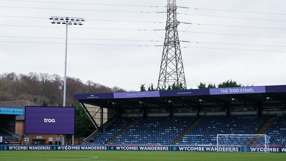 Troo on board with Away Stand - Wycombe Wanderers