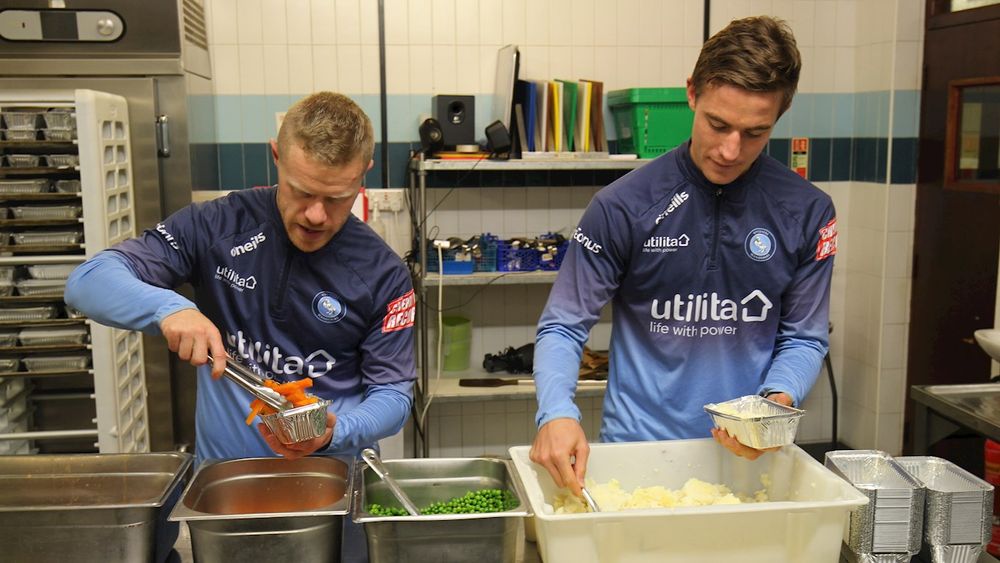 Daryl and David back free meals initiative at Adams Park - Wycombe ...